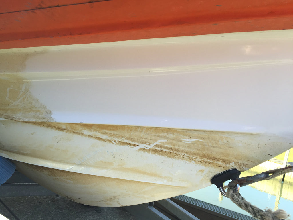 BRIGHT COAT - HOW TO REMOVE STAINING FROM HULL - THE BEST BOAT CLEANER ...